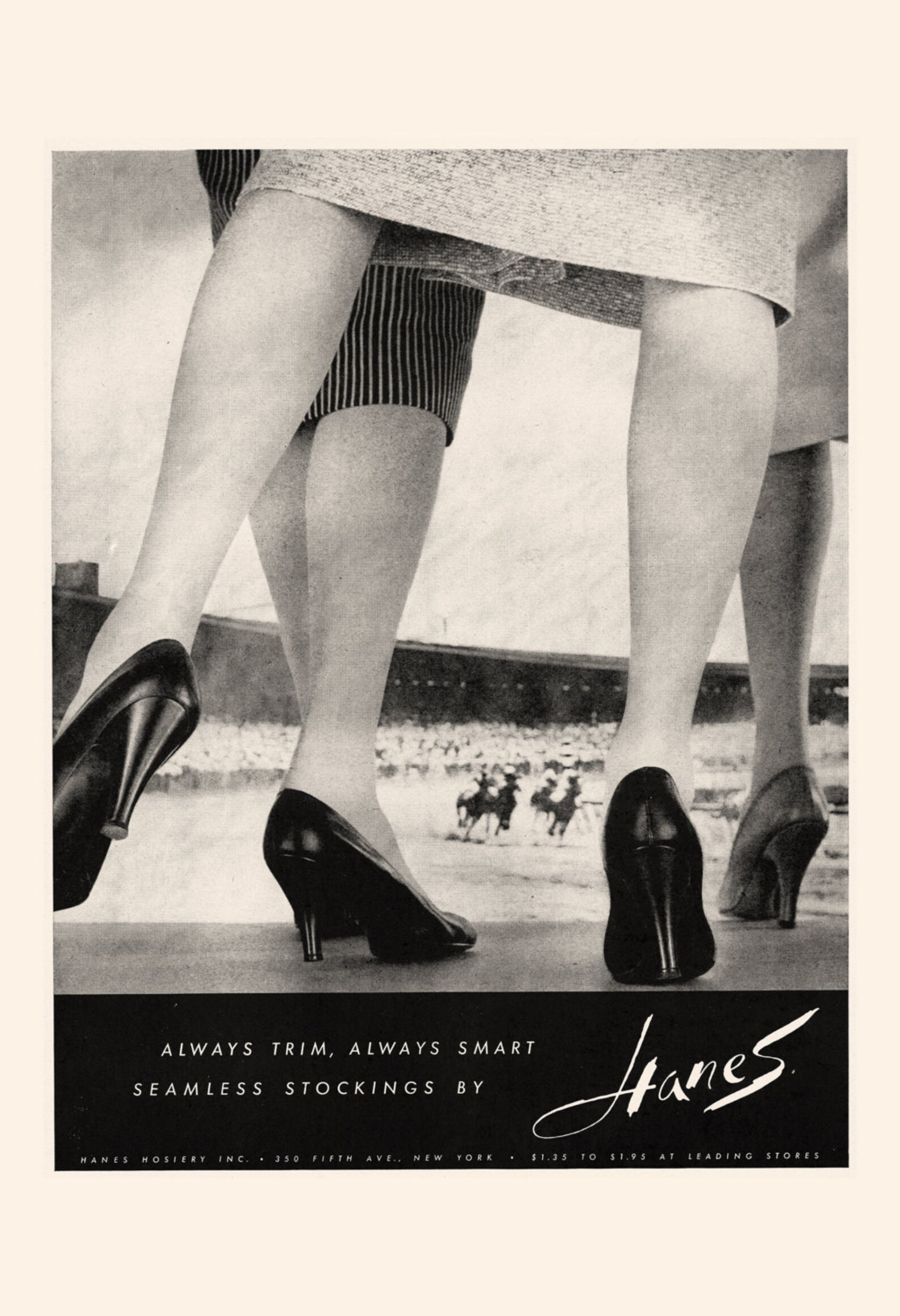 VINTAGE FASHION AD Retro Mid-Century Ad Vintage Stockings | Etsy