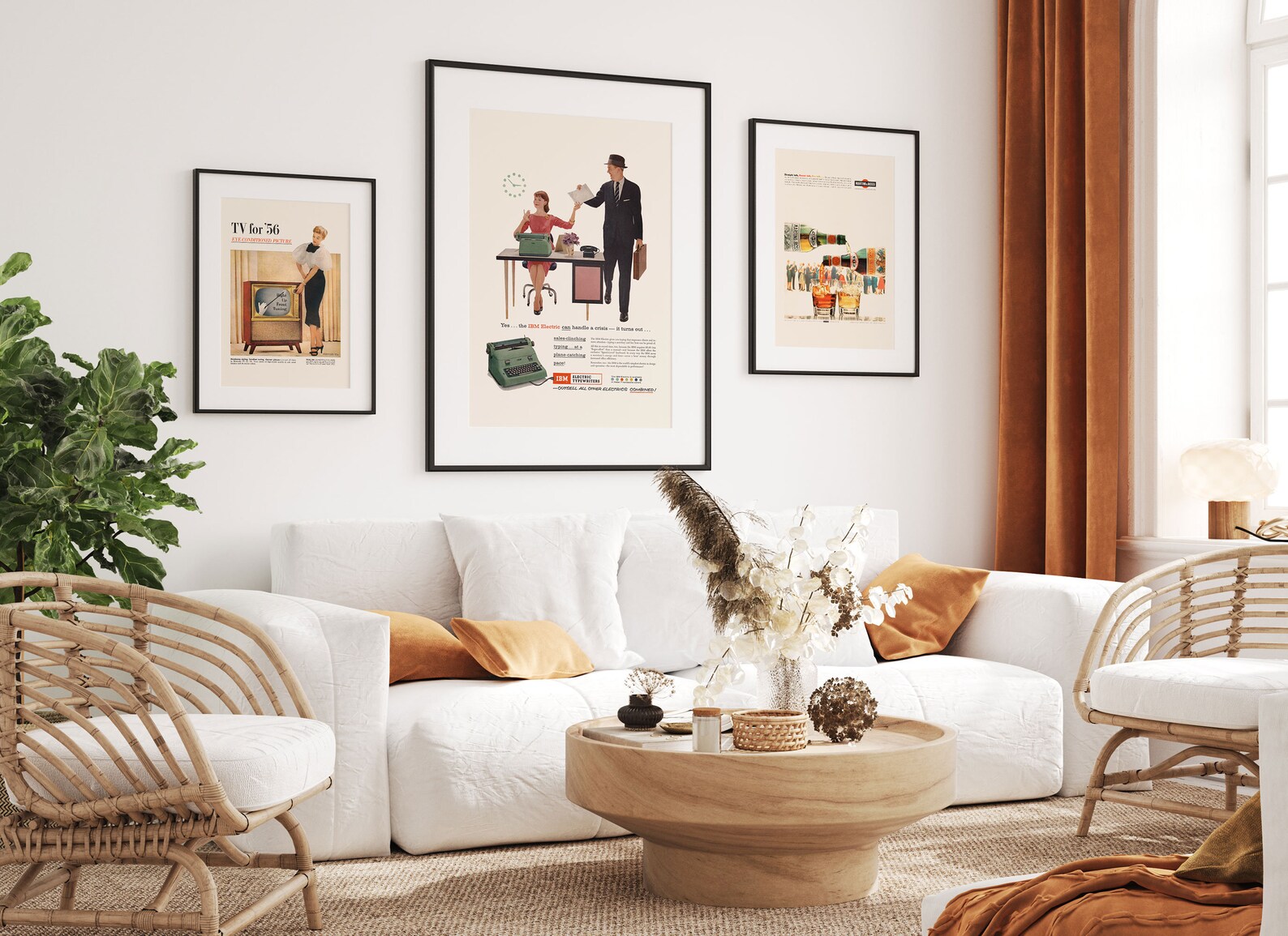 VINTAGE SECRETARY POSTER Retro Office Poster Typewriter - Etsy