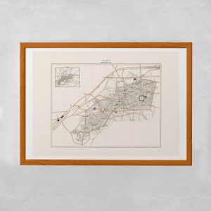 ANCIENT PESHAWAR MAP Map of Peshawar Historical Pakistan | Etsy Canada