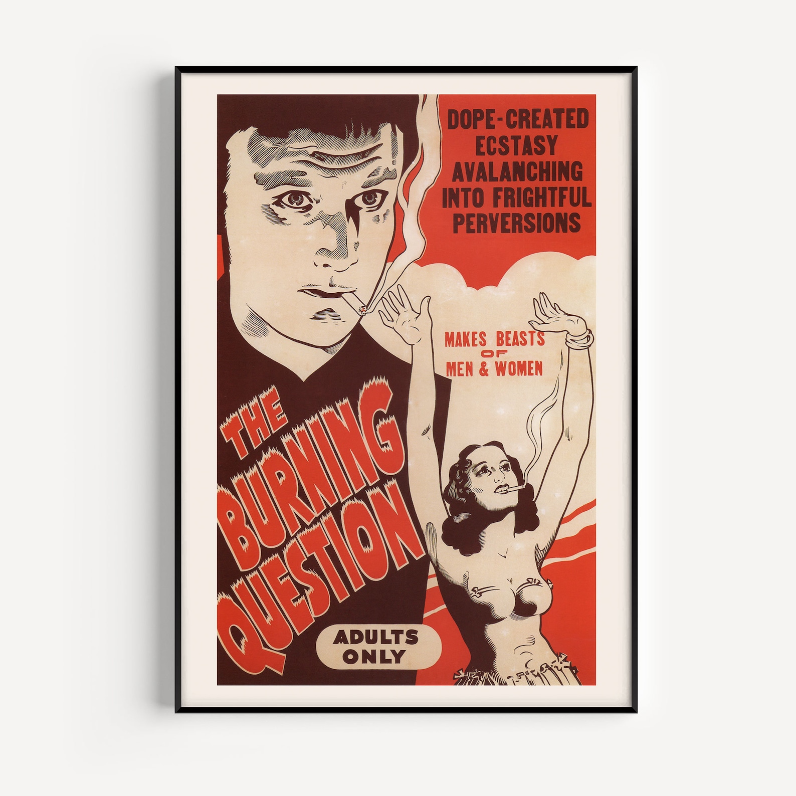 RETRO MARIJUANA POSTER Cult Movie Poster High Quality - Etsy