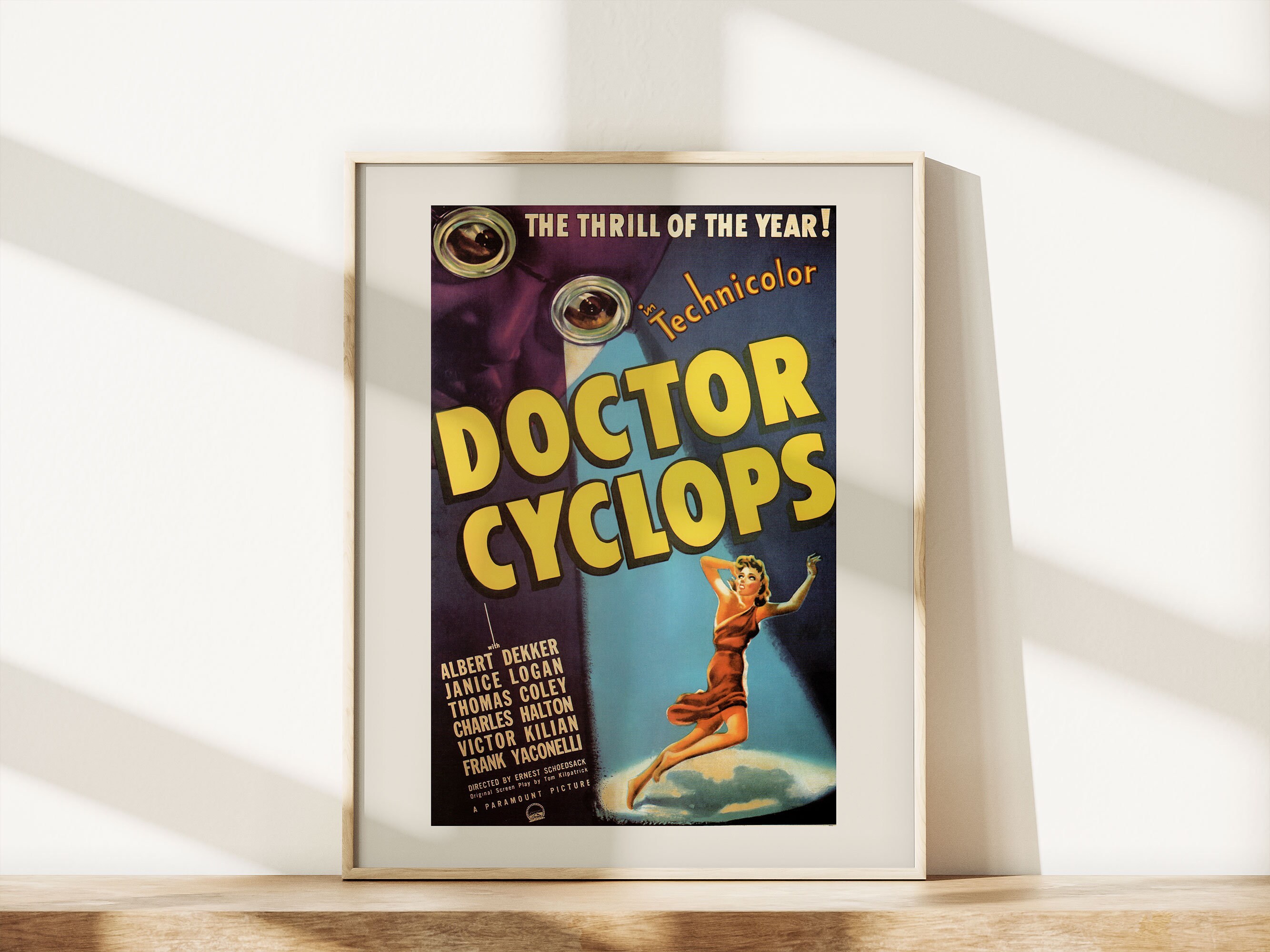 CLASSIC FILM POSTER Doctor Cyclops Movie Poster Vintage - Etsy Canada