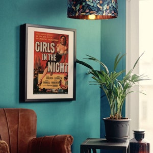 RETRO MOVIE POSTER, Girls in the Night Vintage, High Quality ...