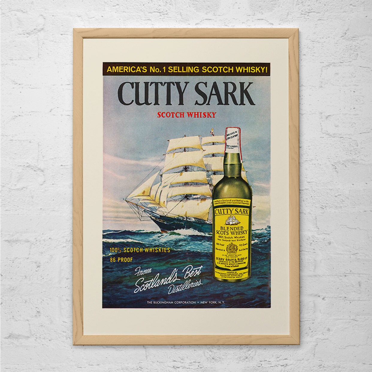 SCOTTISH WHISKEY AD Vintage Whiskey Ad Retro Mid-Century | Etsy