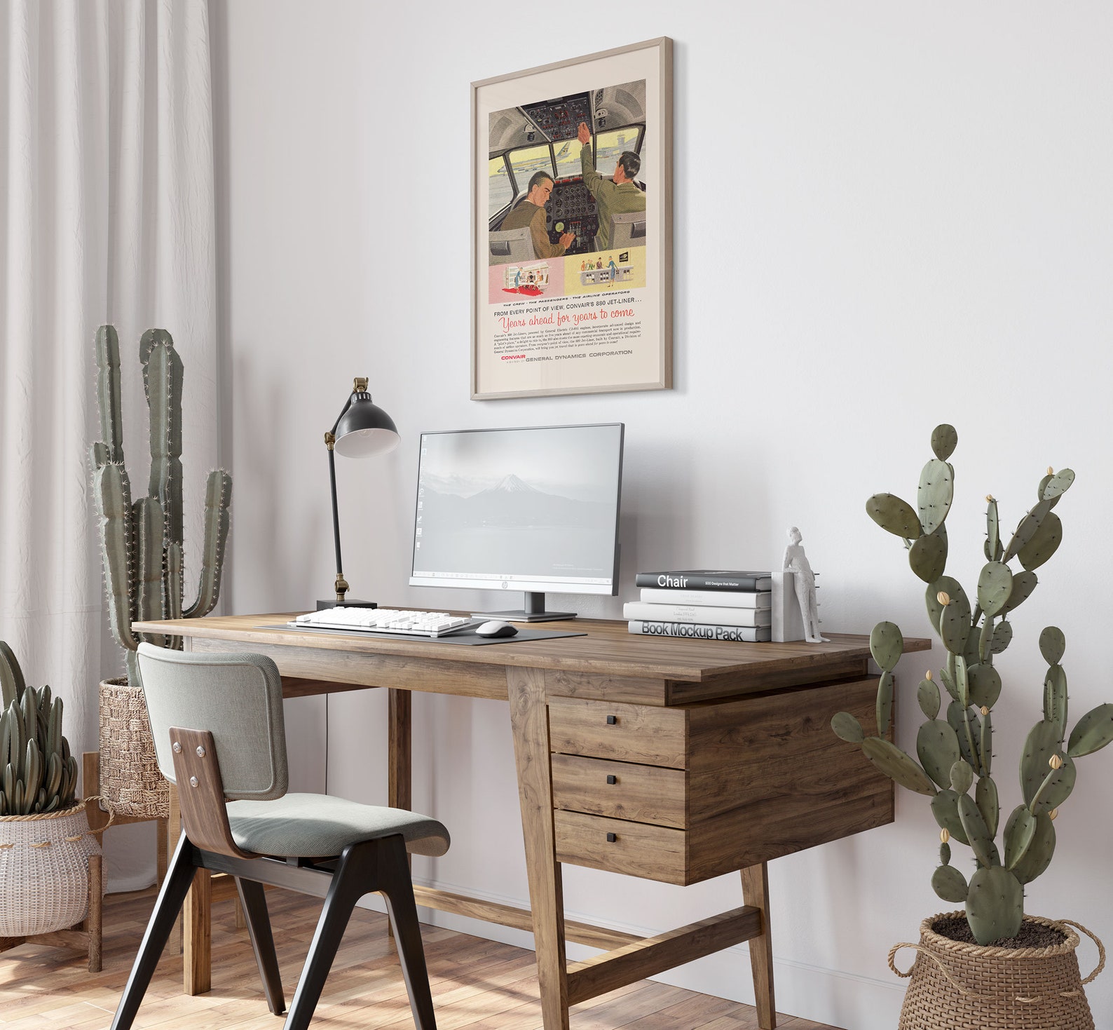 VINTAGE AIRPLANE PILOT Ad Retro Mid-century Airline Ad - Etsy