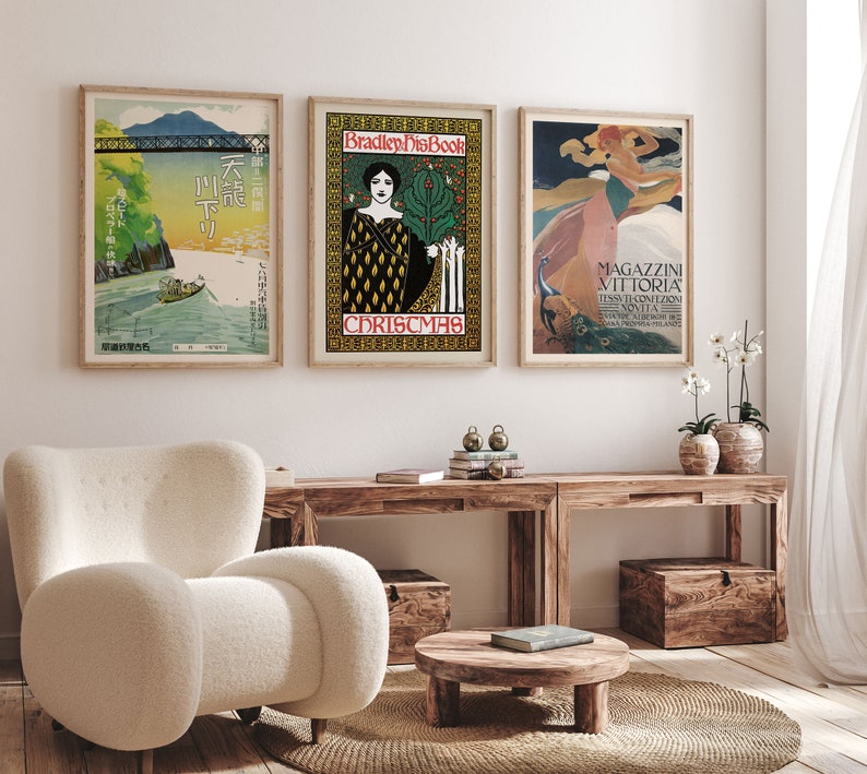 ART NOUVEAU POSTER Bradley Books Poster Belle Epoque Poster - Etsy