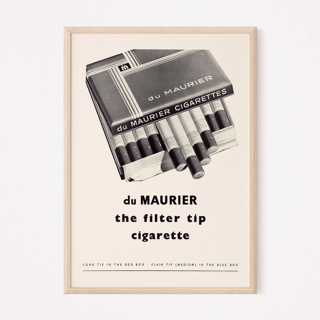 VINTAGE CIGARETTE Advertisement Retro Cigarette Ad 1950s - Etsy