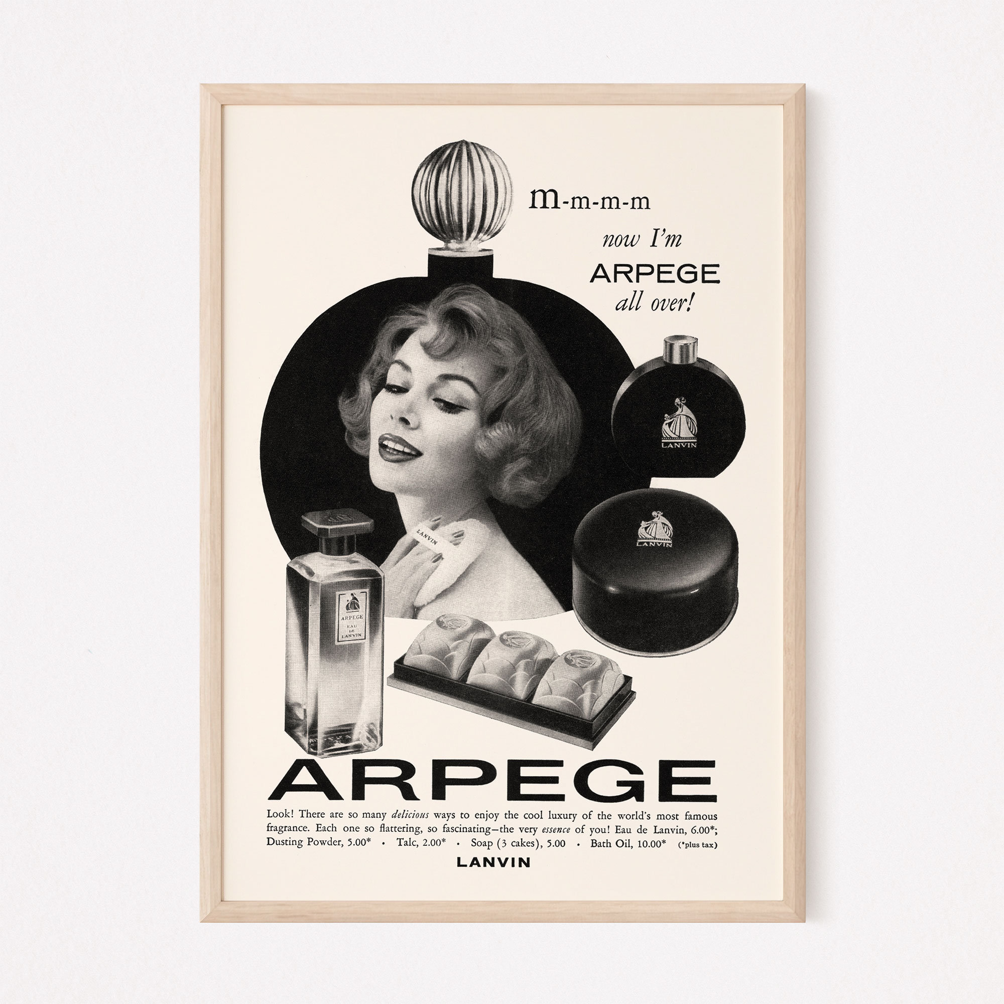 VINTAGE PERFUME AD Retro Mid-century Ad Vintage Ladies - Etsy Canada