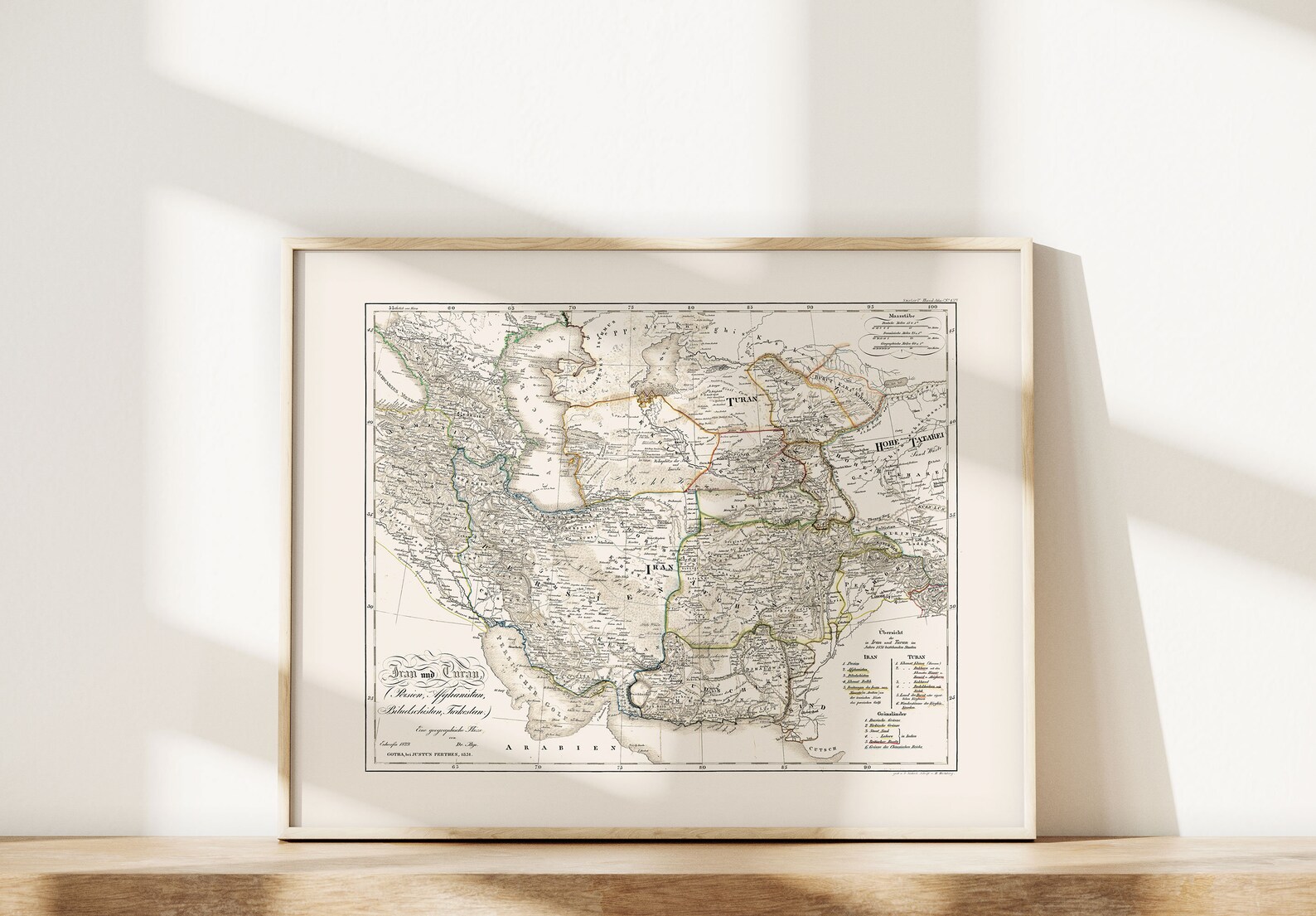 ANCIENT PERSIA MAP Map of Iran and Turan Historical Persia - Etsy