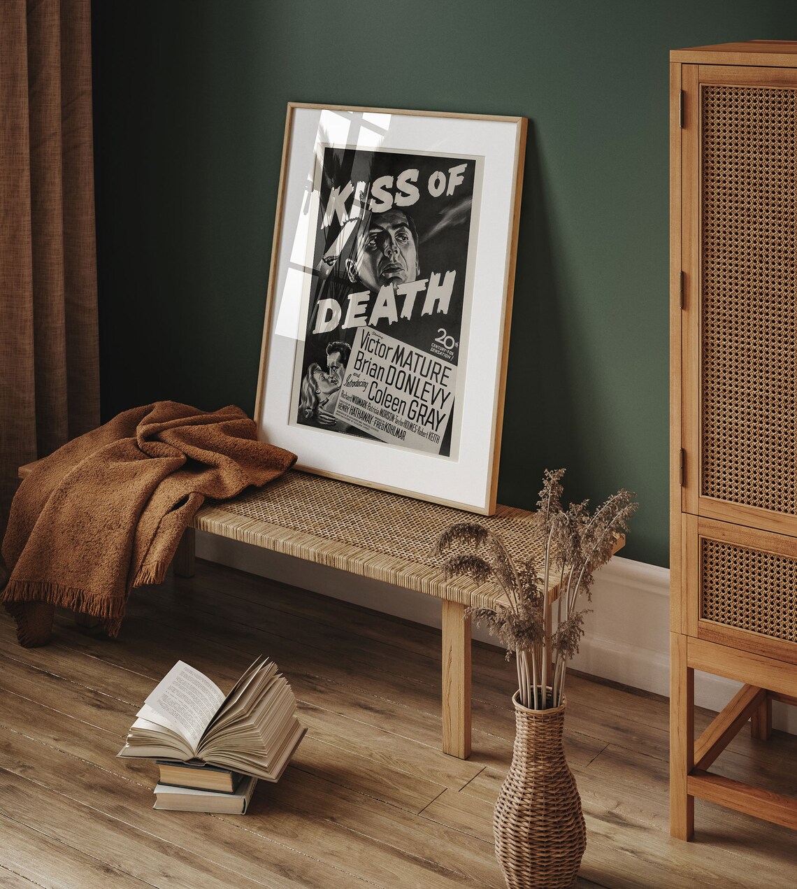 THE KISS of DEATH Movie Poster Classic Movie Poster Retro - Etsy