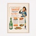 VINTAGE GINGER ALE Ad, Retro Mid-century Ad, Vintage Kitchen Poster ...