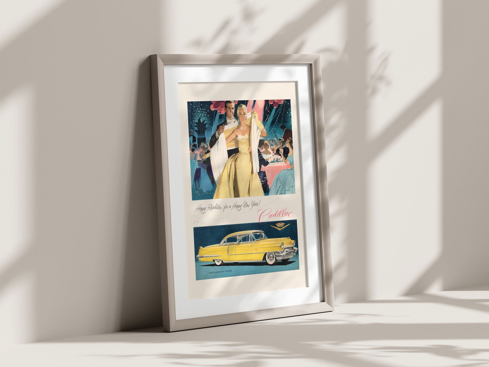 BEAUTIFUL LUXURY CAR Advertisement New Year's Day - Etsy