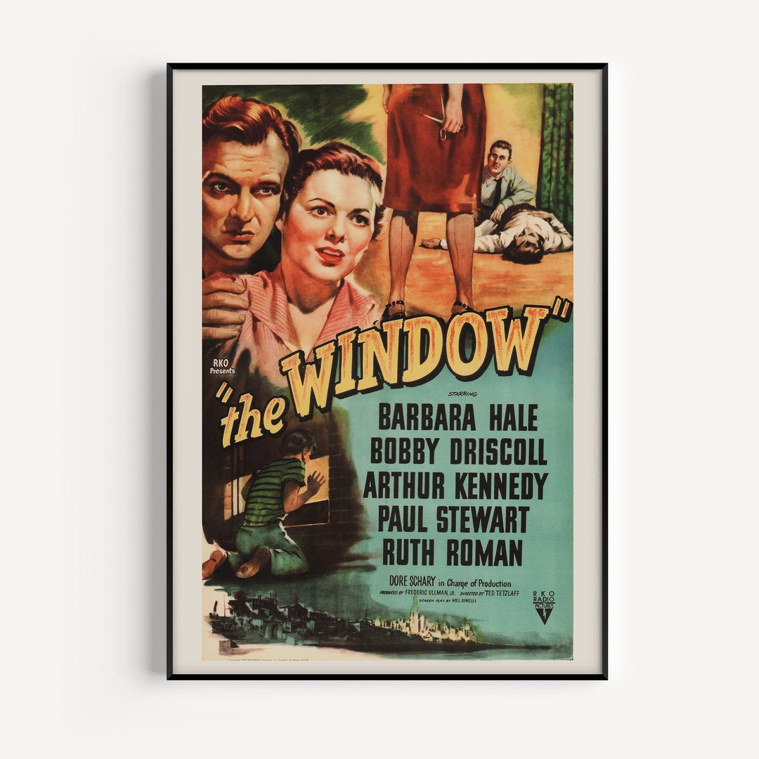 CLASSIC MOVIE POSTER, the Window Movie Poster, Retro Movie Poster ...