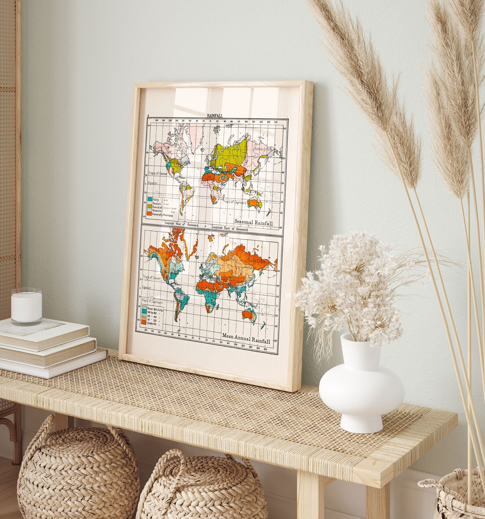 VINTAGE WORLD MAP Vintage Map Wall Art Vintage Map - Etsy