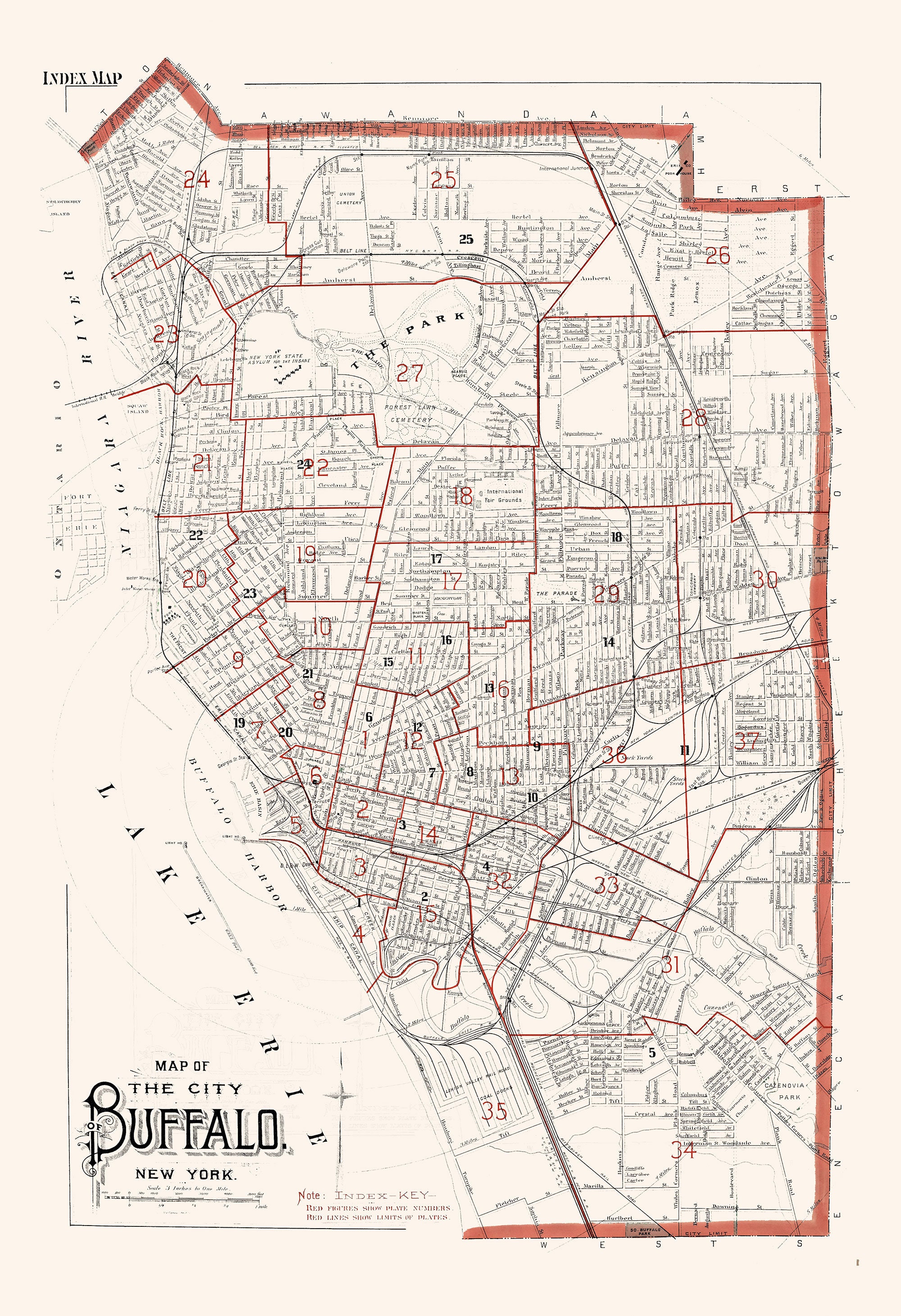 VINTAGE BUFFALO MAP Map of Buffalo New York Retro Map - Etsy Canada