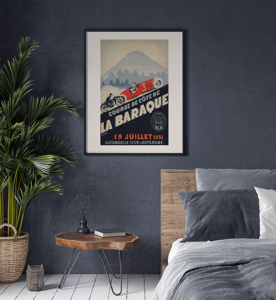 FRENCH CAR RACING Vintage Print Art Deco Poster Giclee - Etsy Canada