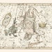 Antique ZODIAC Print HERCULES Star Map Print Zodiac Sign - Etsy