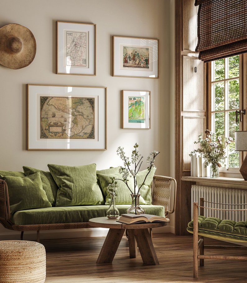 MAP of the NEW WORLD Map of the Americas by Abraham - Etsy