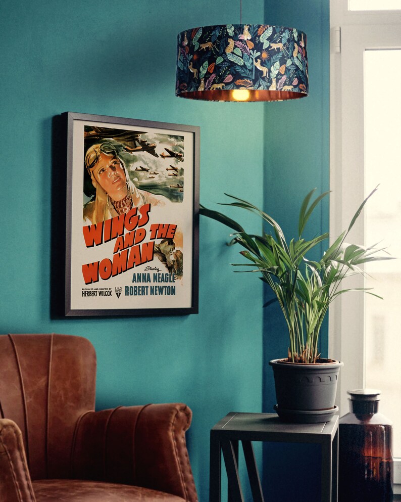 VINTAGE MOVIE POSTER Classic War Movie Poster Wings and - Etsy