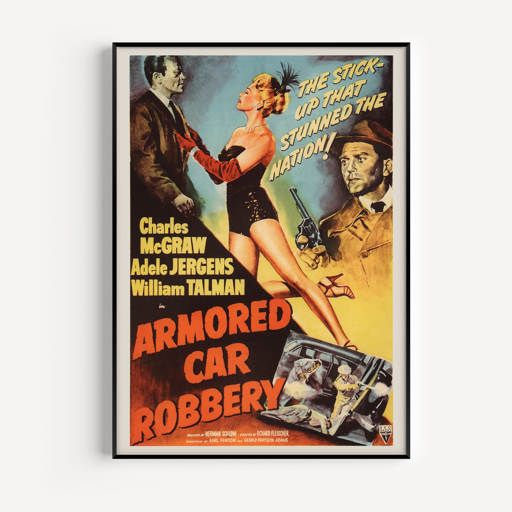CLASSIC MOVIE POSTER Armored Car Robbery Movie Poster Film - Etsy Canada