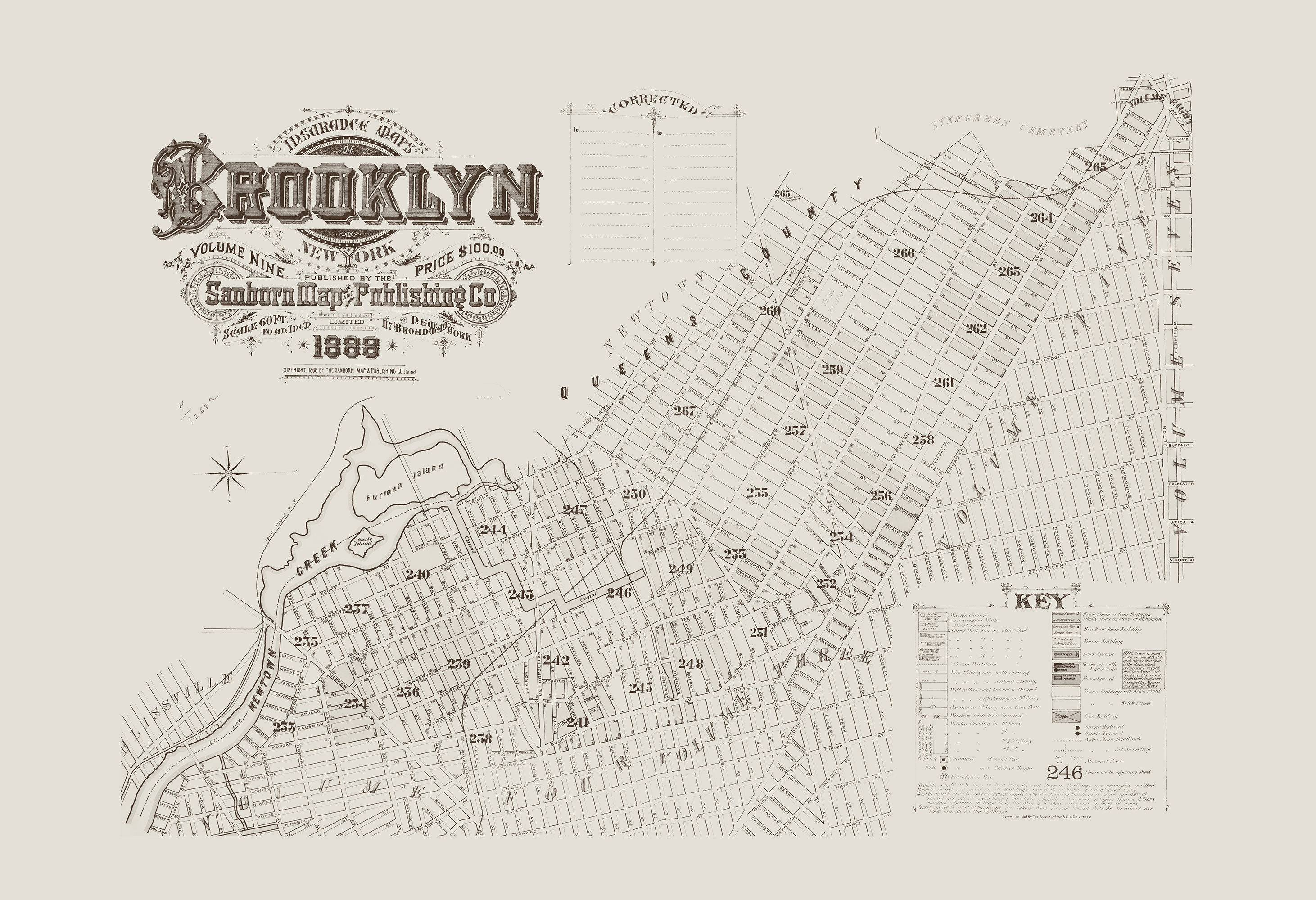 GREENPOINT BROOKLYN MAP Williamsburg Map Vintage Map of - Etsy Canada