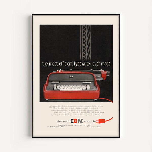 Red Typewriter - Etsy