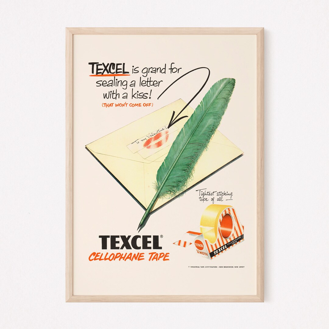 VINTAGE OFFICE SUPPLIES Ad, Retro Office Art Ad, Retro Stationary ...