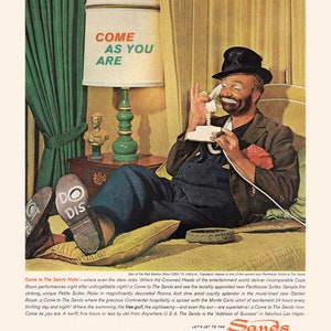 RETRO KITSCH AD Retro Mid-century Ad Red Skelton Poster - Etsy Canada