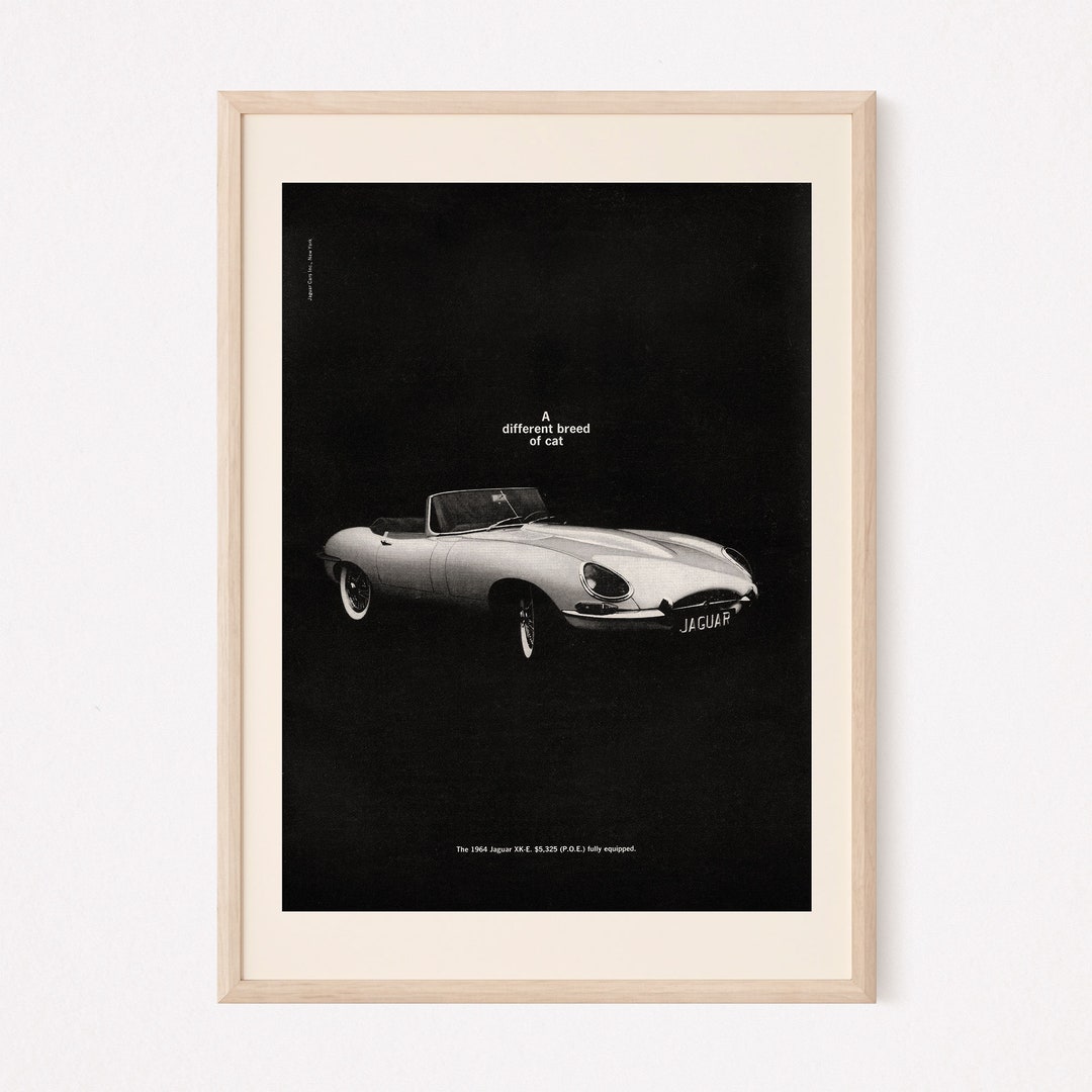 VINTAGE SPORTS CAR Ad, Retro Car Ad, Vintage Car Poster, 1964 Sports ...
