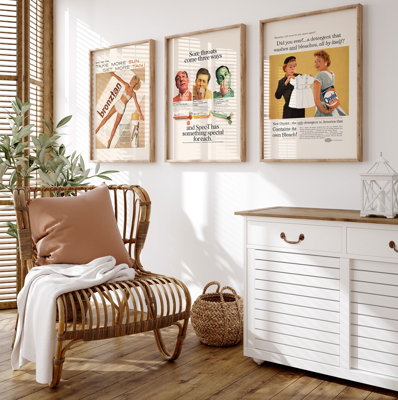 VINTAGE KITSCH AD Retro Kitsch Cough Medecine Poster - Etsy