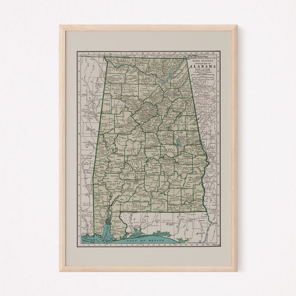 Alabama Poster - Etsy