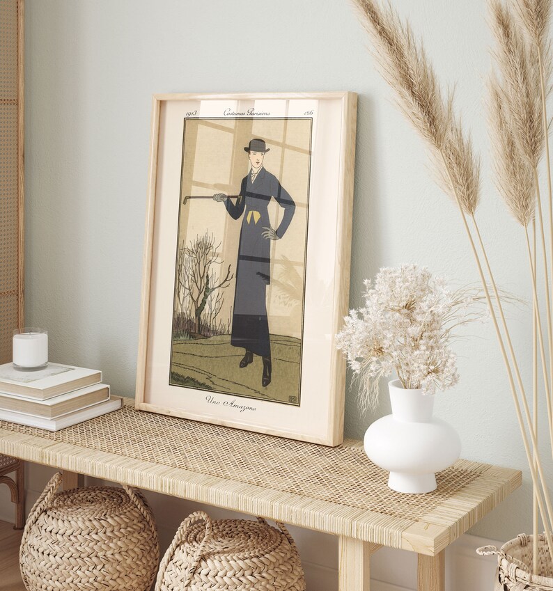 FRENCH FASHION POSTER 1920s Poster Art Deco Fashion - Etsy