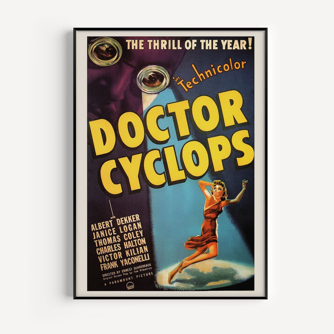 CLASSIC FILM POSTER, Doctor Cyclops Movie Poster, Vintage Movie Poster ...