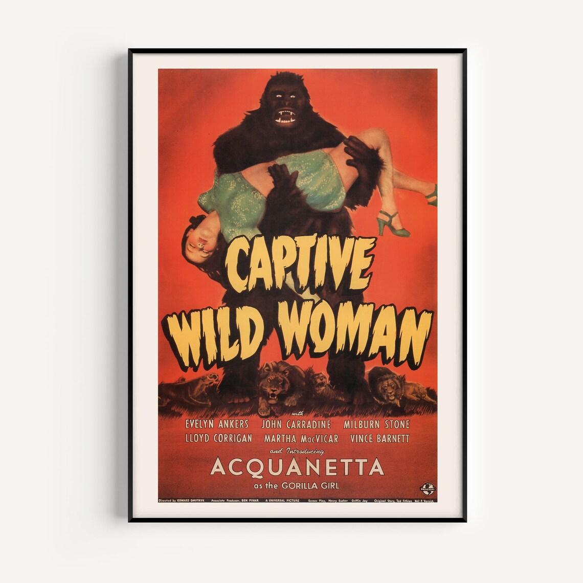 RETRO KITSCH POSTER Retro B-movie Poster High Quality - Etsy