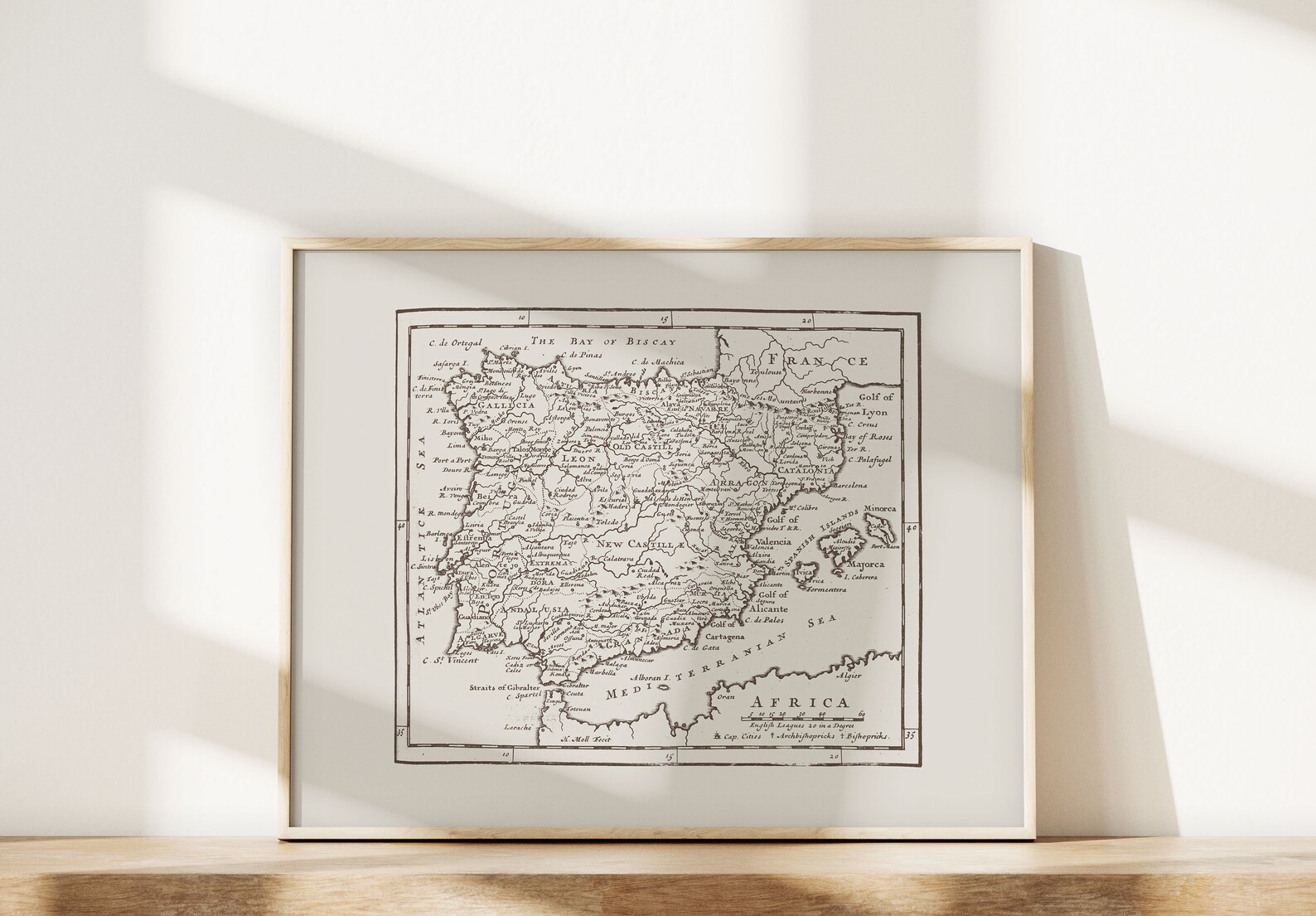 ANTIQUE SPAIN MAP Map of Spain Antique Home Decor Antique - Etsy