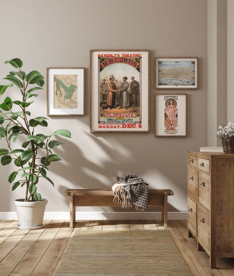 ANTIQUE POSTER Classic American Show Poster Antique Wall - Etsy