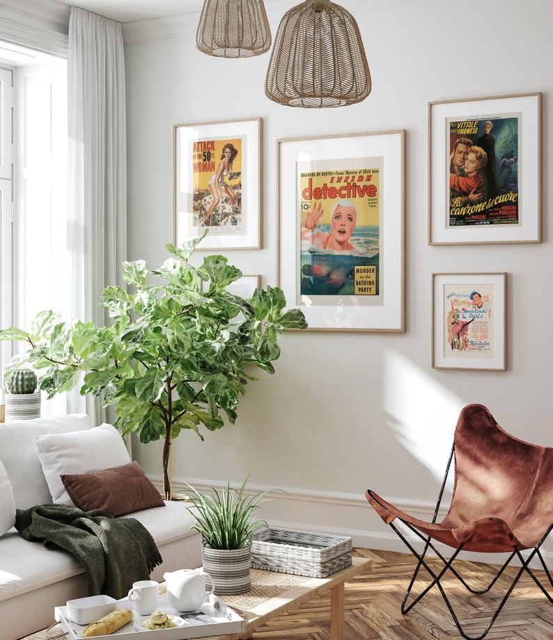 VINTAGE KITSCH POSTER Detective Magazine Poster Print - Etsy