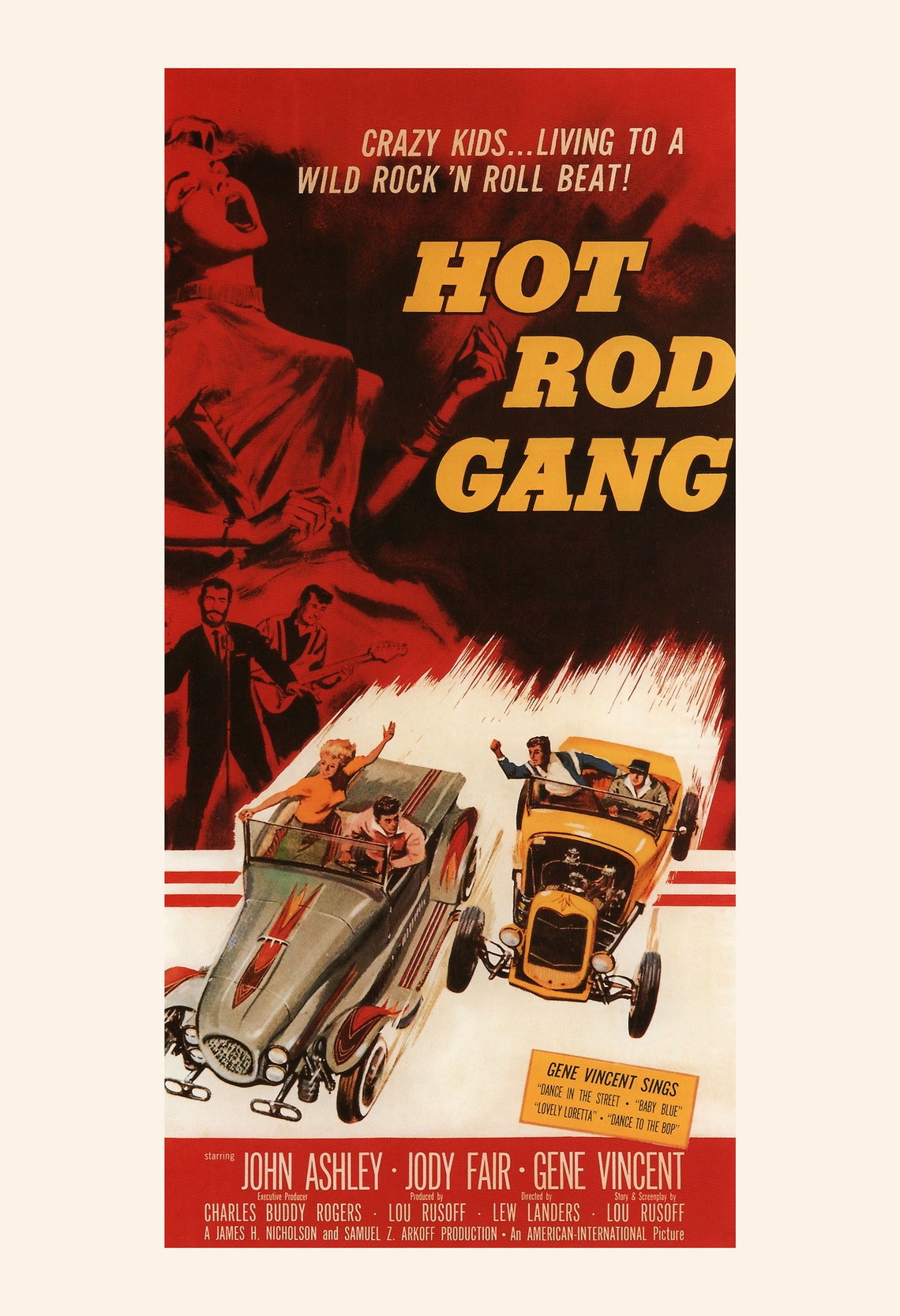 HOT ROD GANG Retro Movie Poster High Quality Reproduction - Etsy
