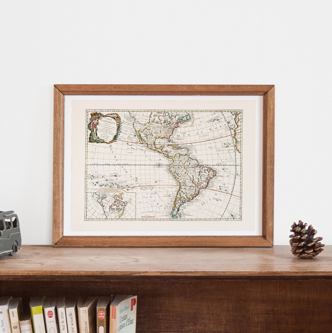 ANTIQUE AMERICA MAP Historical Map of America Antique Map | Etsy