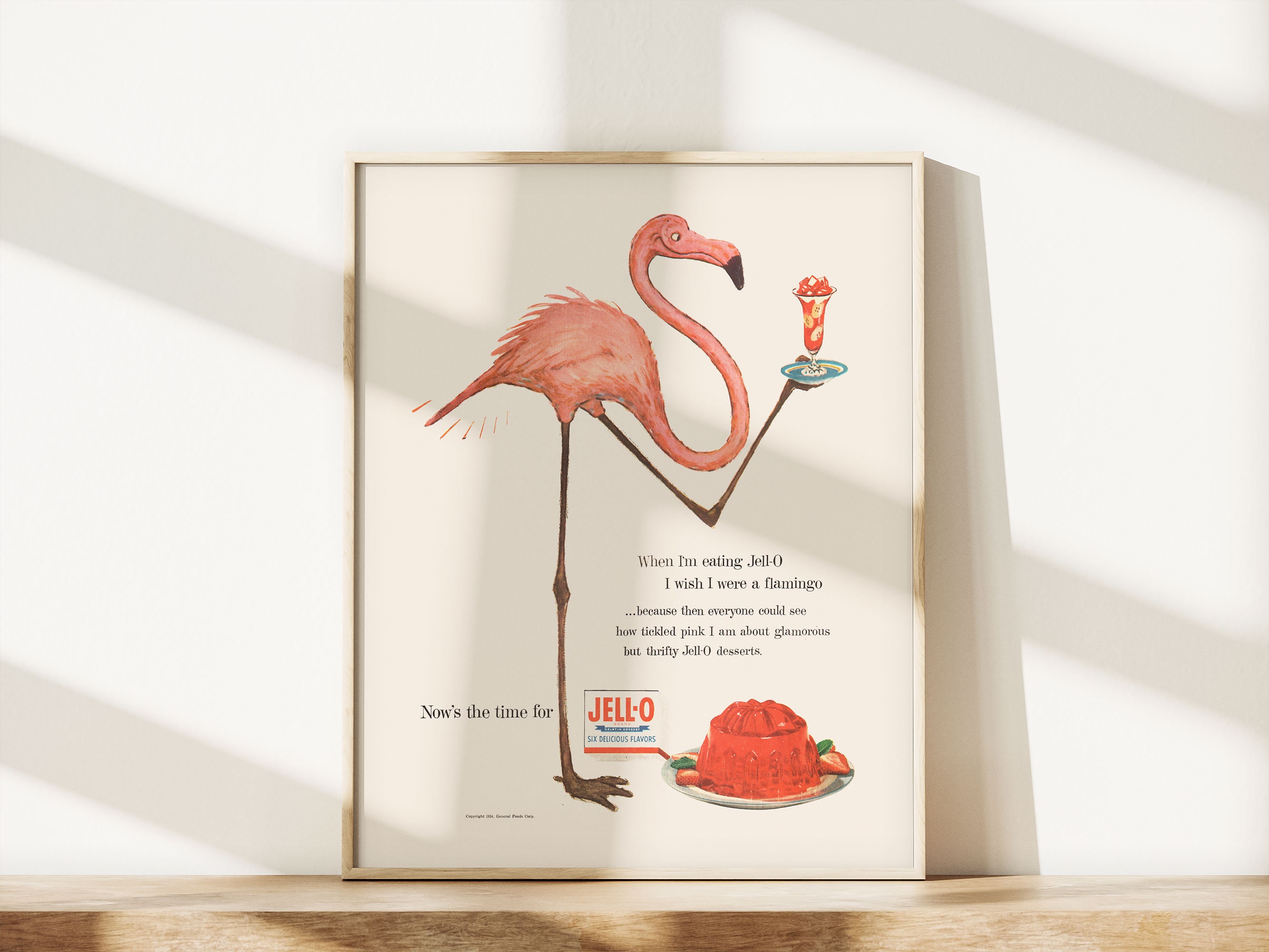 PINK FLAMINGO AD with Jelly - Pink Flamingo Poster sold by Inhaler ...