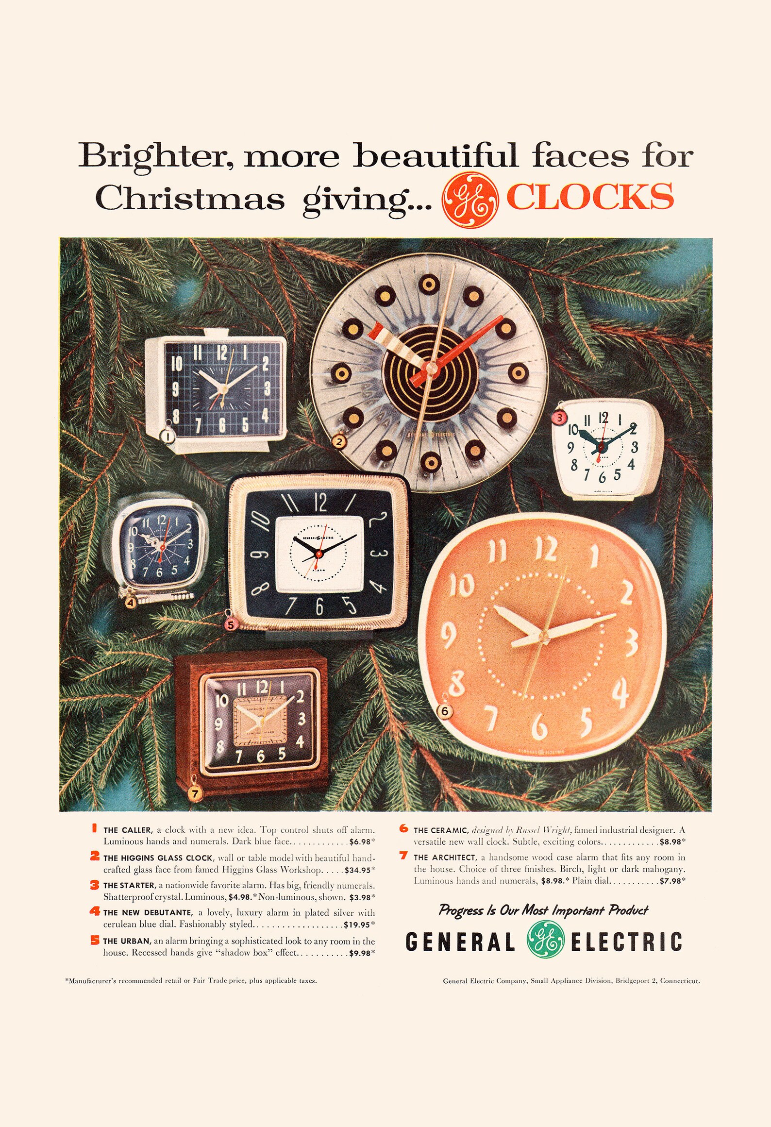 VINTAGE CLOCK ADVERTISEMENT Retro Mid-century Ad Retro - Etsy