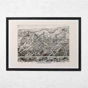 WEBSTER MAP PRINT Antique Webster Mass Map Antique Map | Etsy