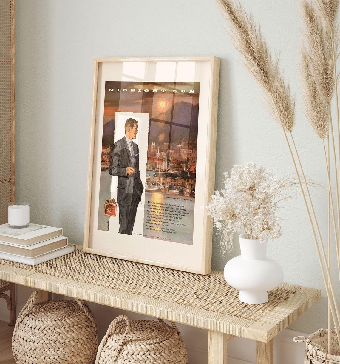 MENS FASHION AD, Retro Suit Ad, Suit up Bachelor Party Ad Vintage Mens ...