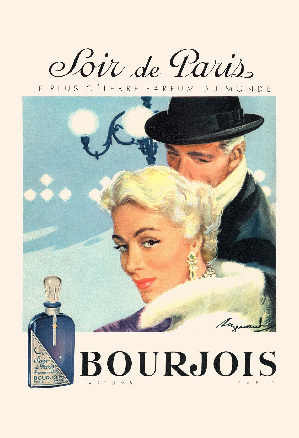 VINTAGE FASHION AD Retro Mid-century Ad Vintage Womens - Etsy