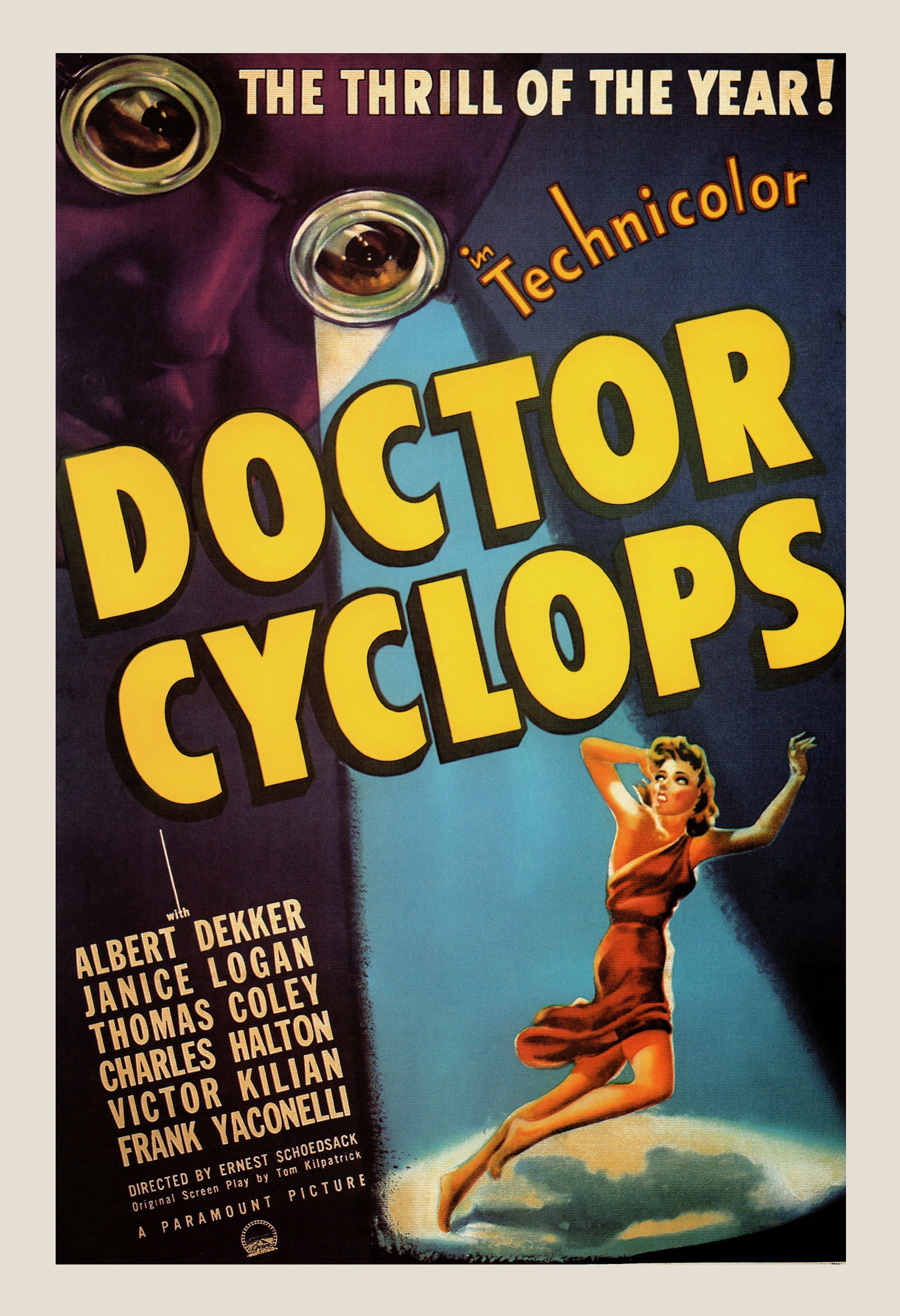 CLASSIC FILM POSTER Doctor Cyclops Movie Poster Vintage - Etsy Canada