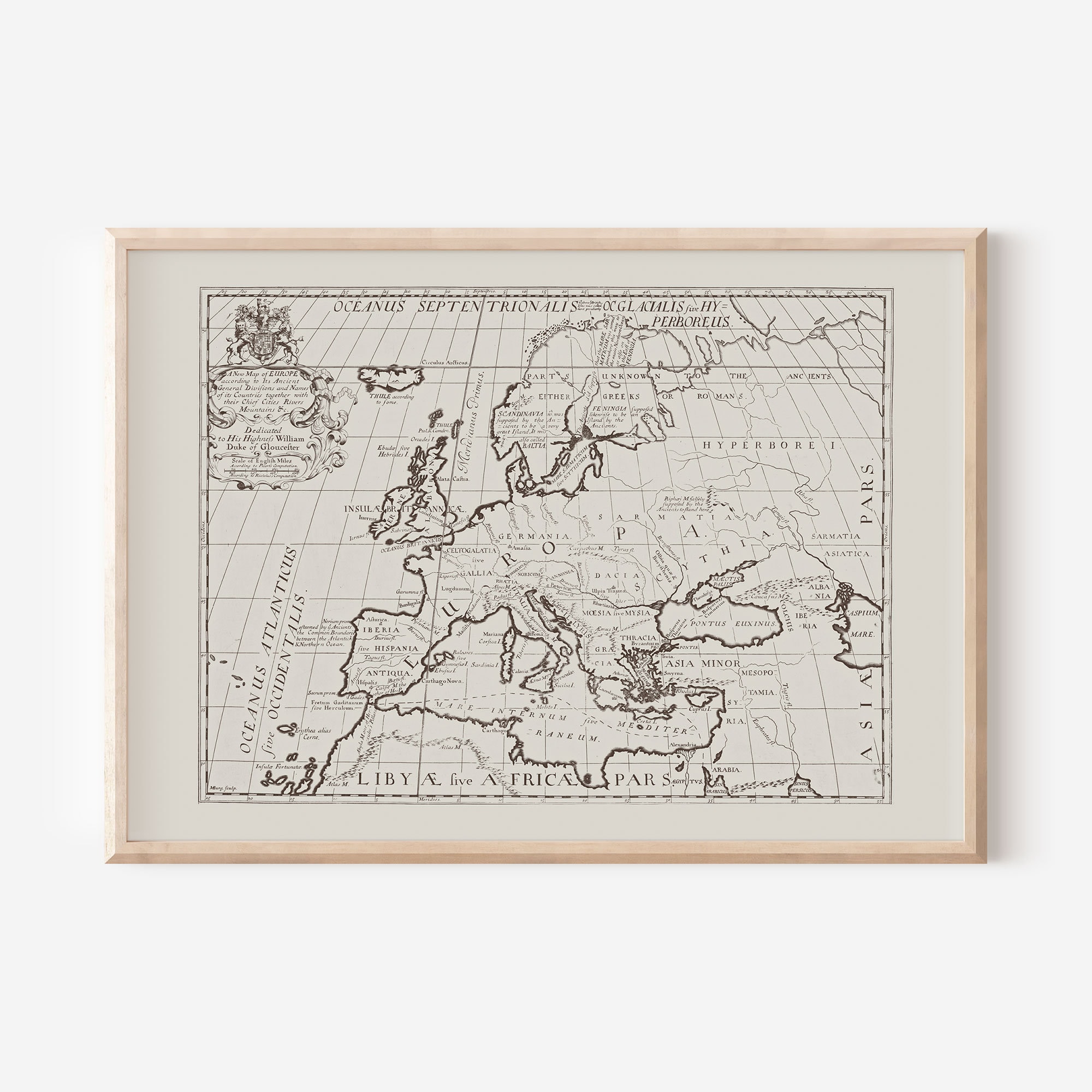 MAPA DE EUROPA ANTIGUA Mapa vintage de Europa Decoración de - Etsy México