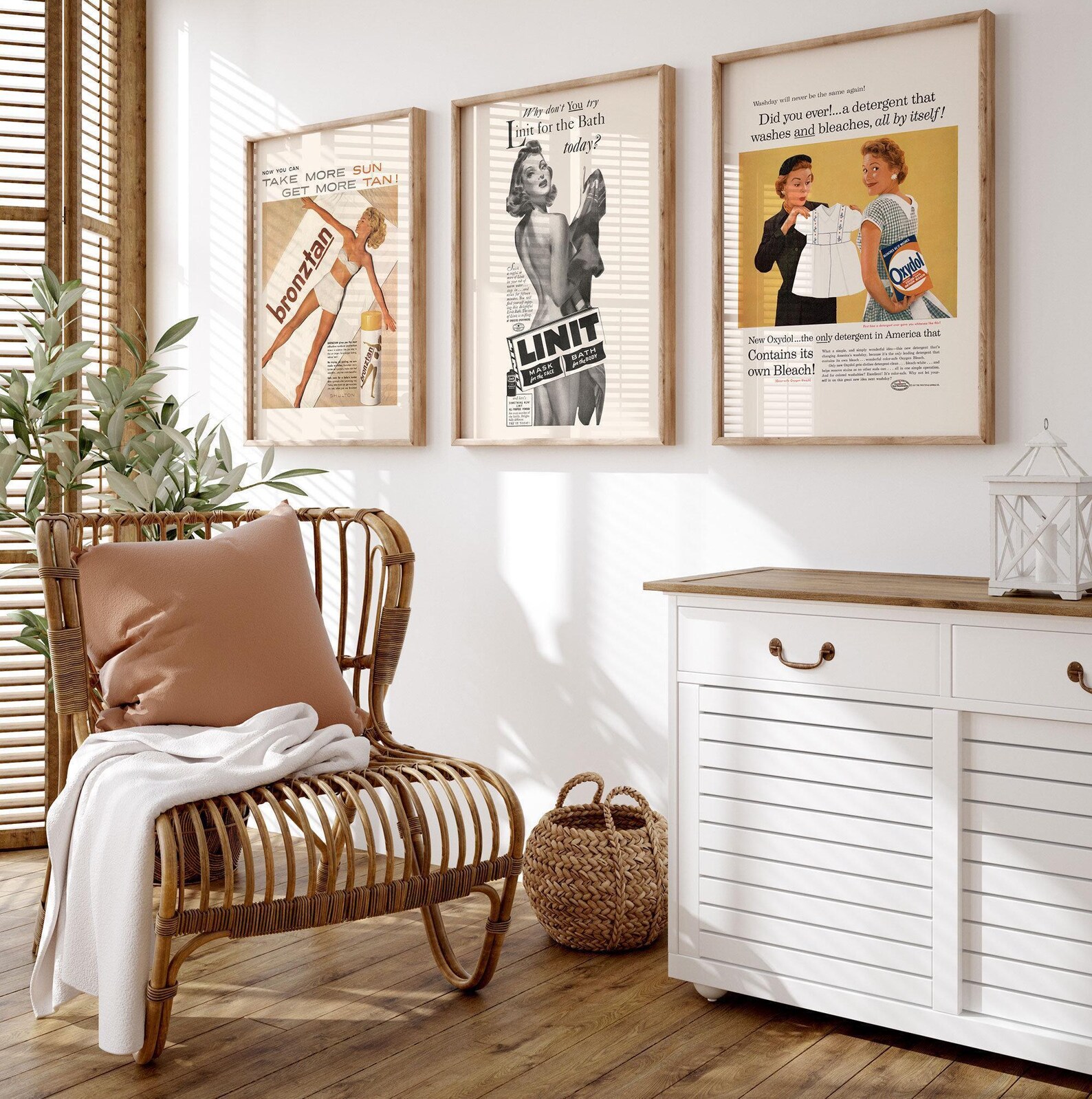 RETRO FASHION AD, Retro Risque Ad, Mid-century Poster Kitsch Retro Wall ...