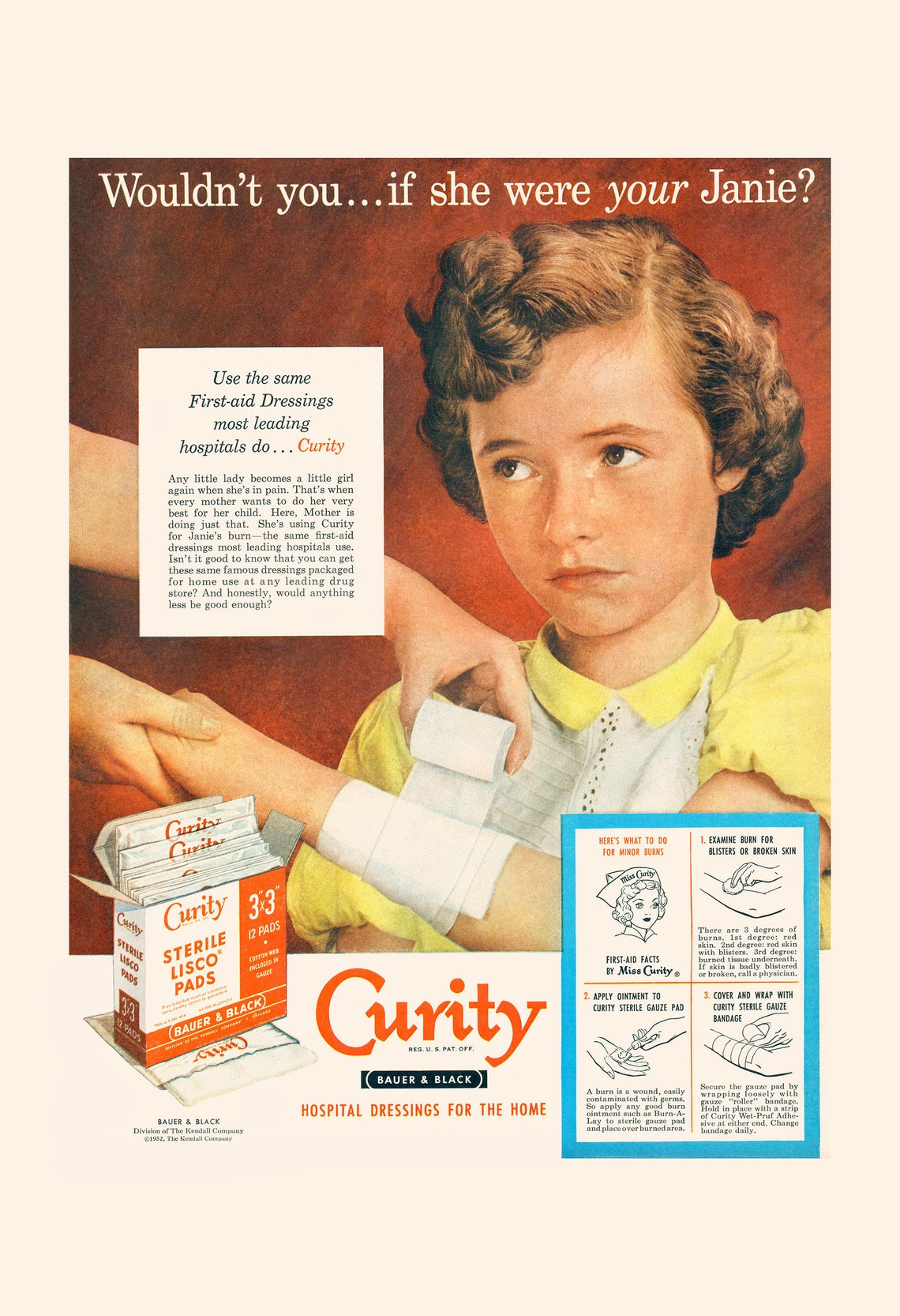 RETRO KITSCH AD Retro Mid-century Ad Vintage Nurses Room - Etsy