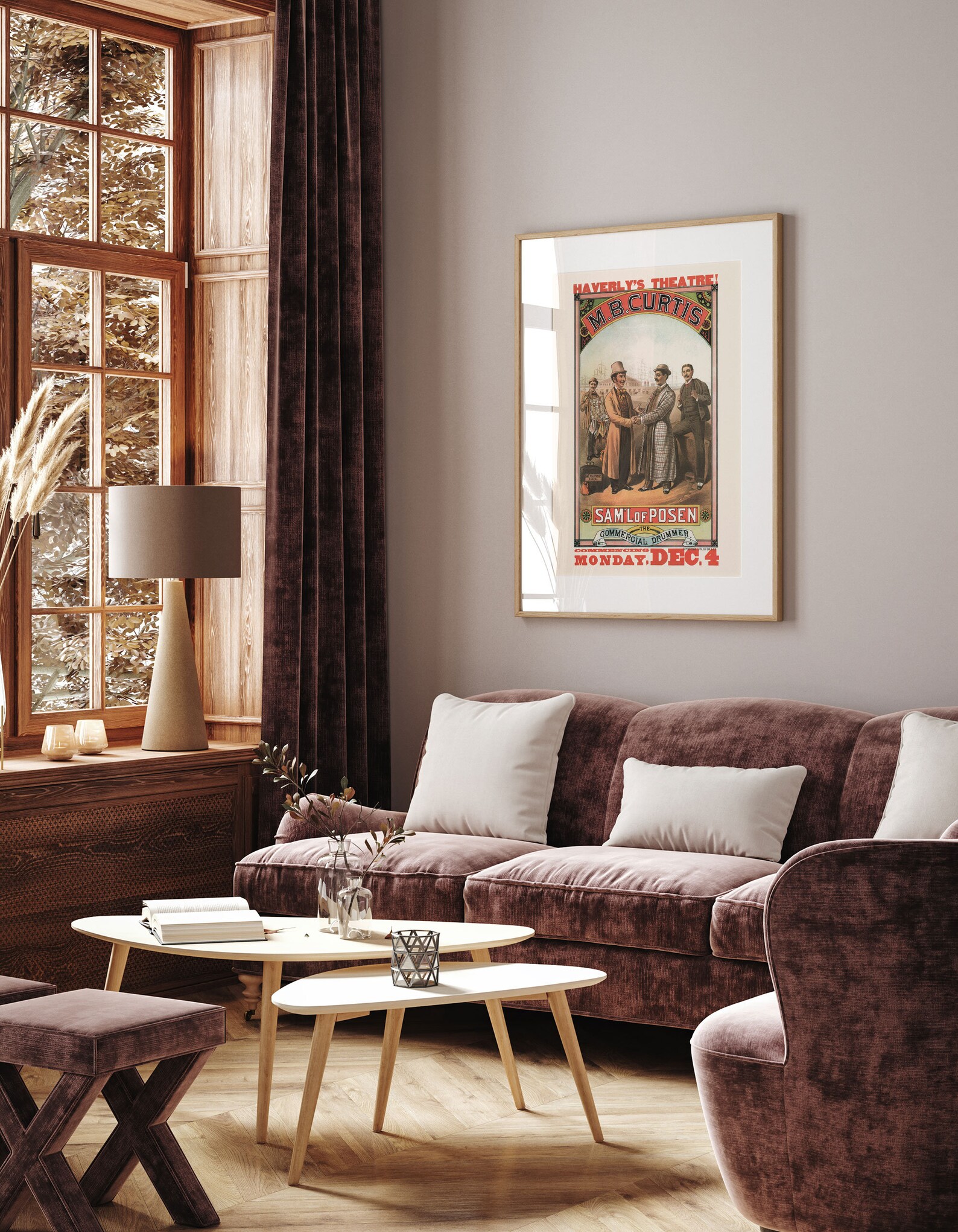 ANTIQUE POSTER Classic American Show Poster Antique Wall - Etsy