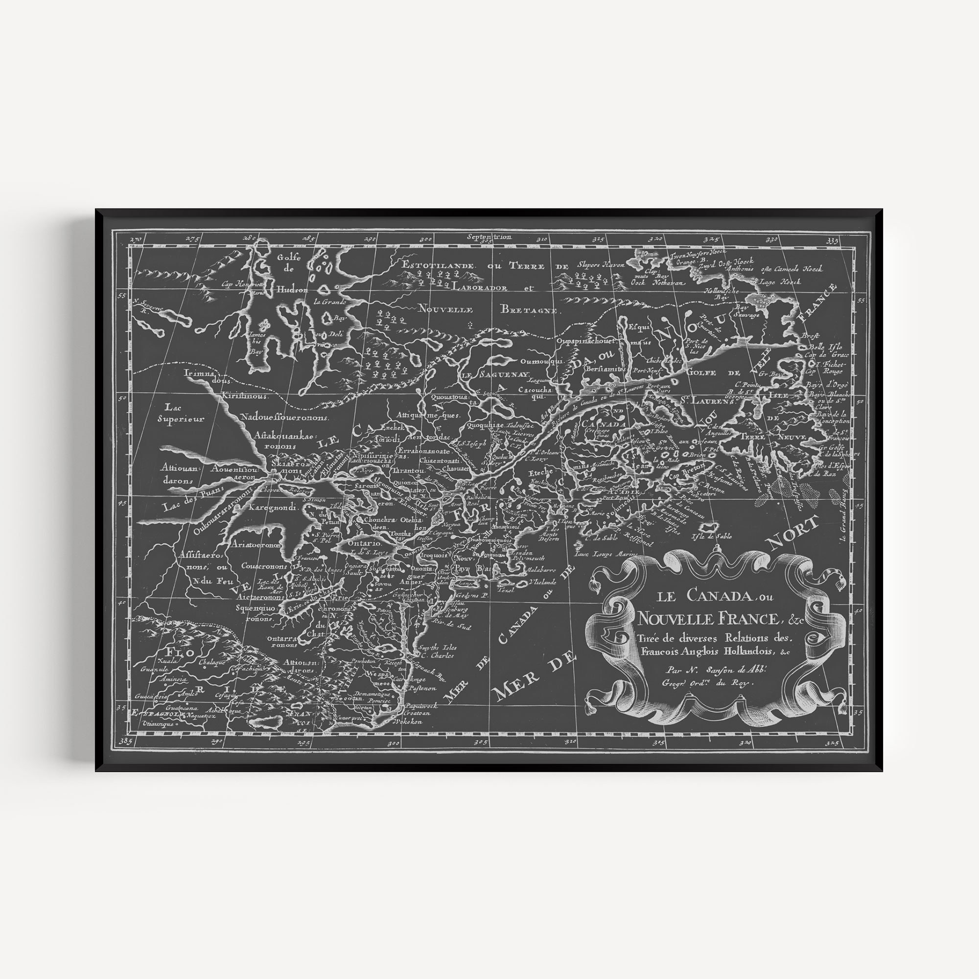 BLUEPRINT CANADA MAP Old Map of Canada Office Wall Art - Etsy Canada