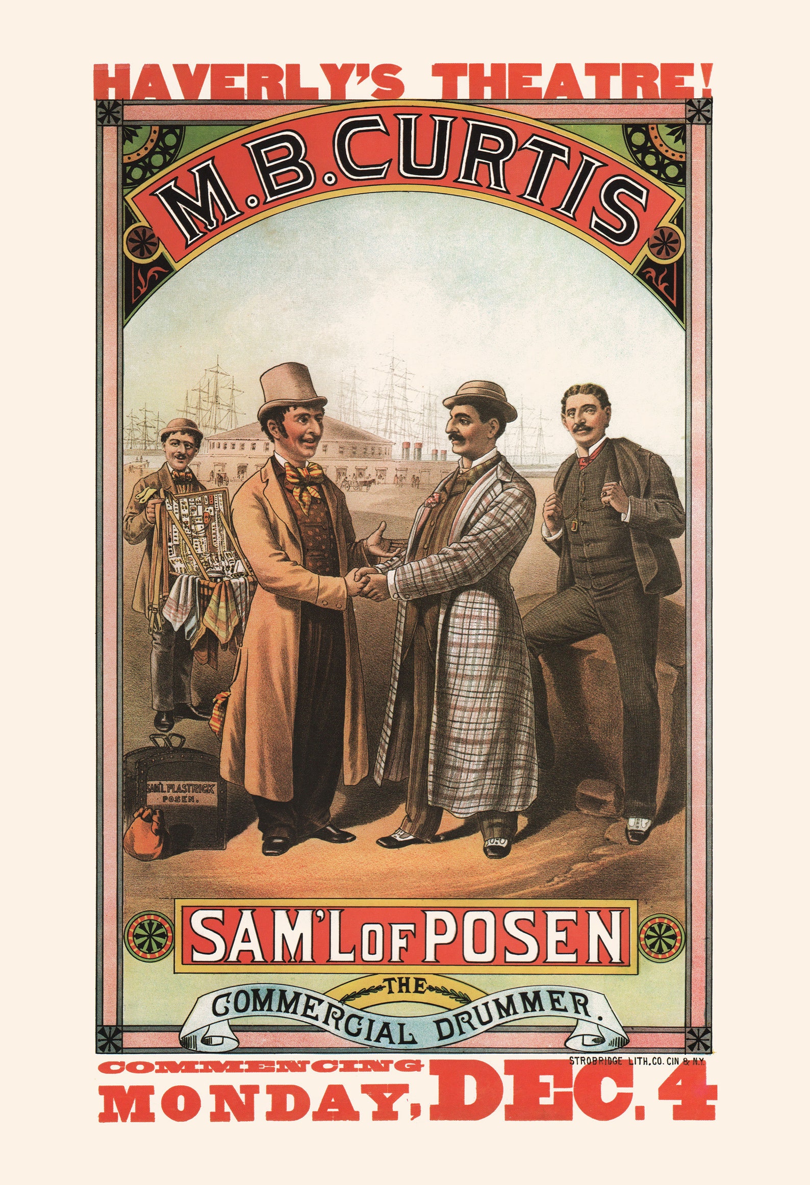 ANTIQUE POSTER, Classic American Show Poster, Antique Wall Art, Vintage ...